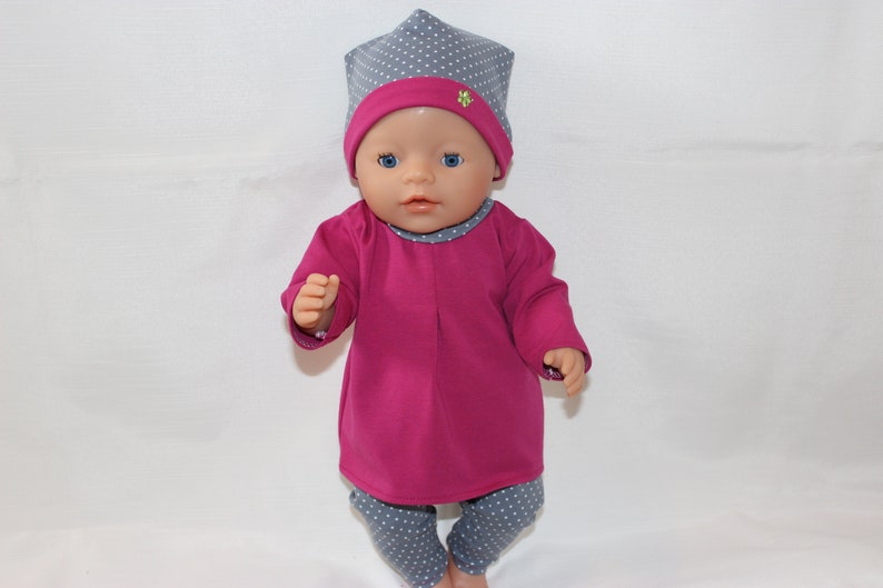 4tlg. Puppenkleid Gr. 41-43 cm | Etsy