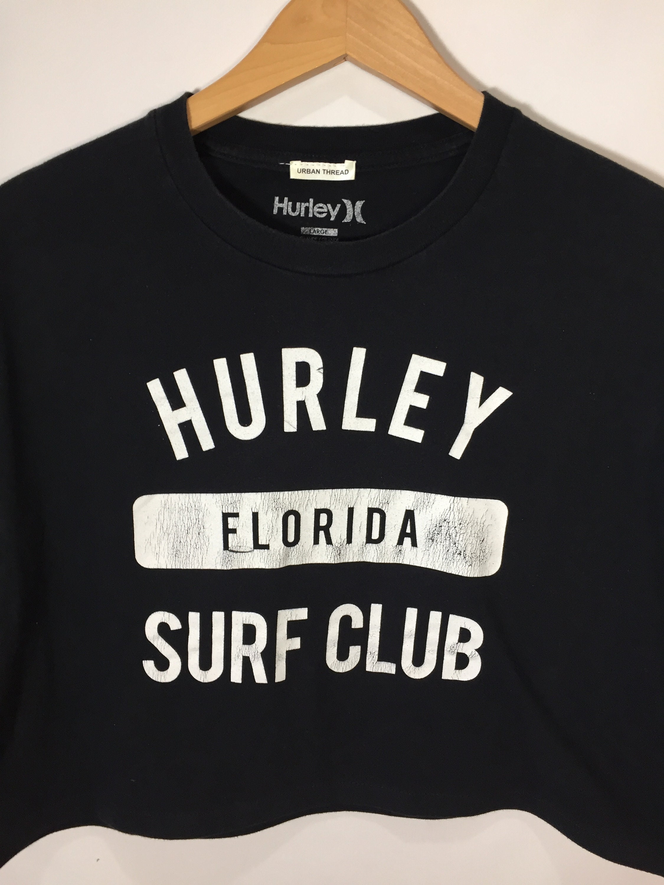 MEDIUM Hurley Surf Club Cropped Tee - Etsy España