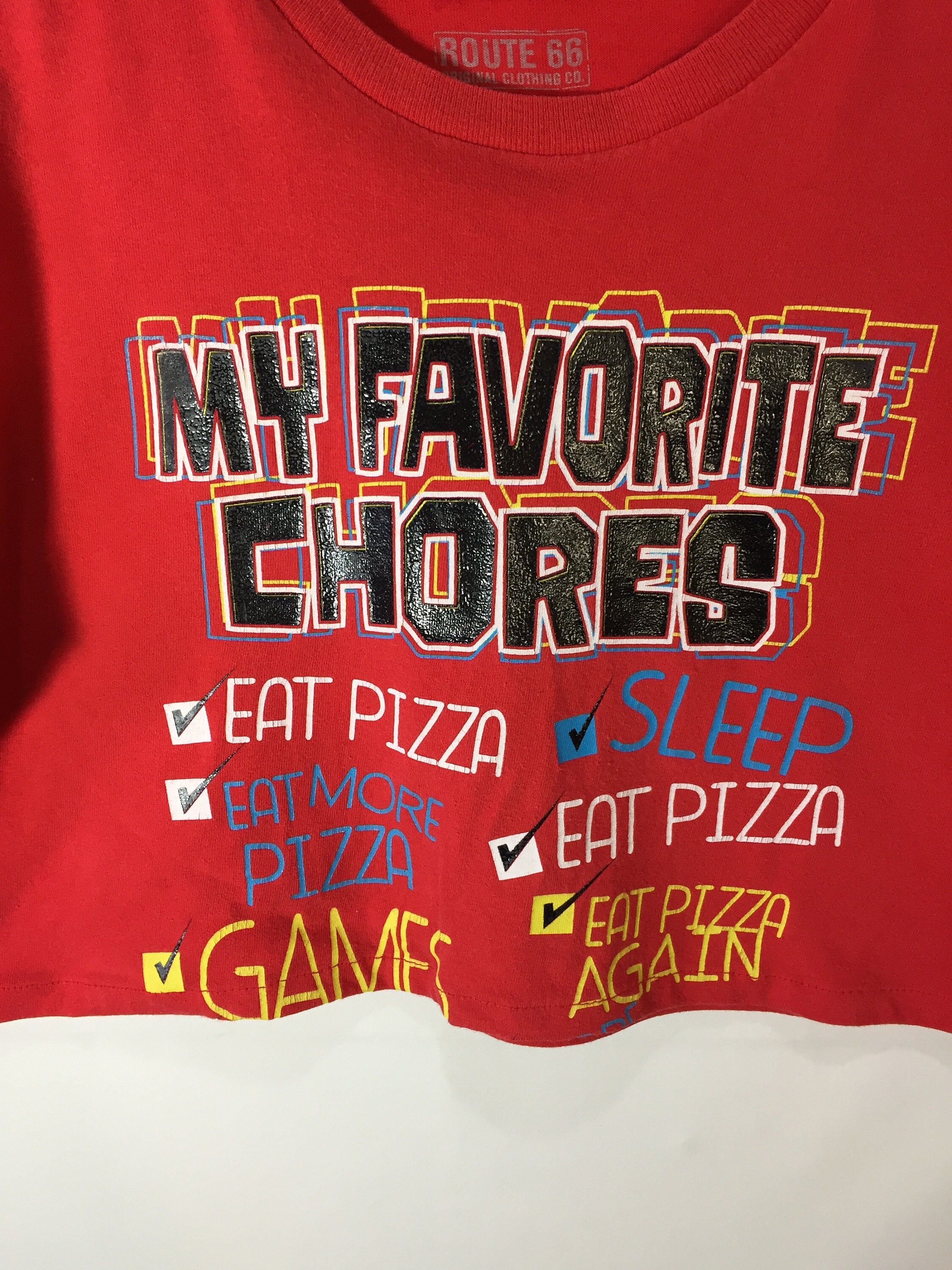 My Favorite Chores Crop T-shirt - Etsy