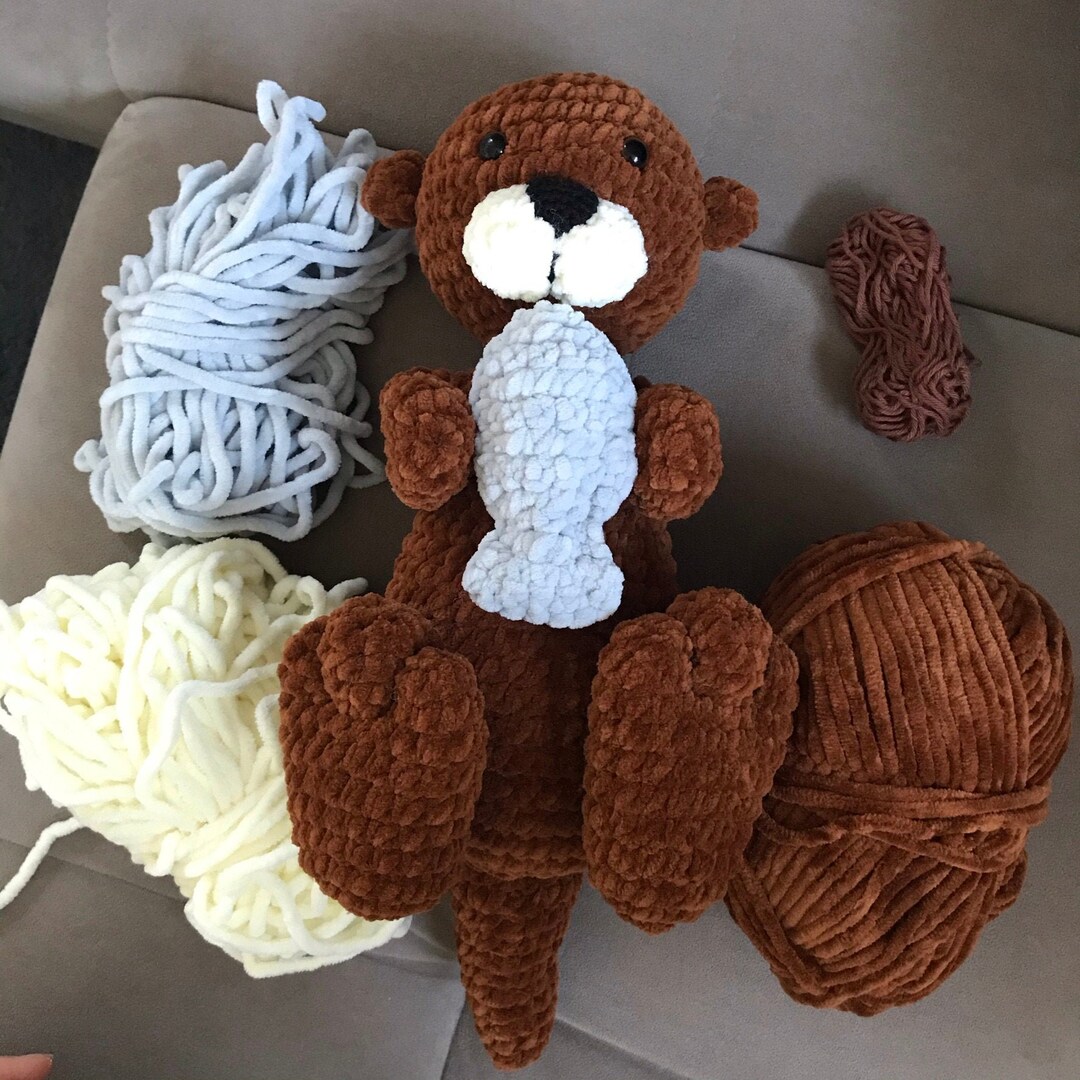 German Pattern Only Häkelanleitung Otti Der Otter Zum - Etsy