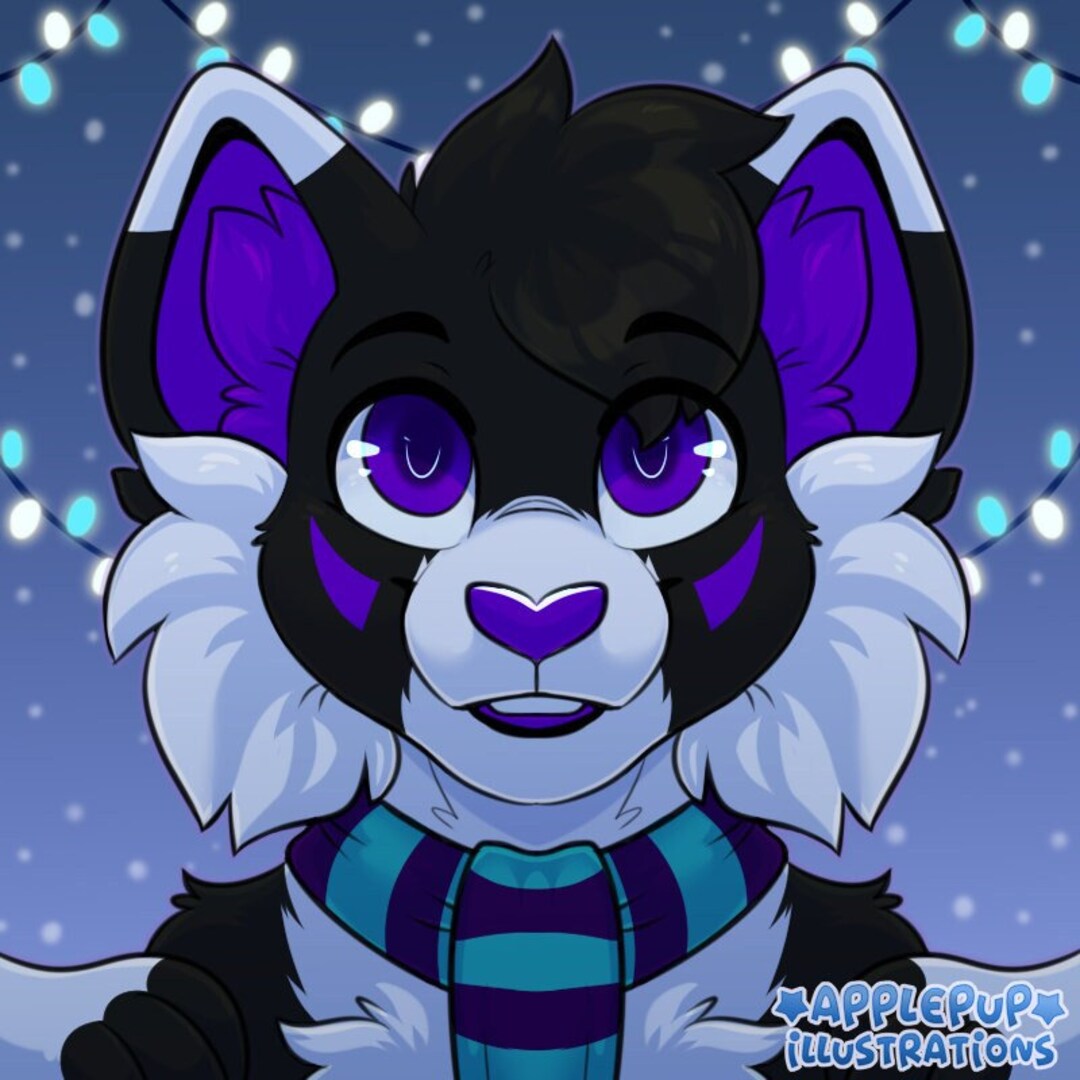APPLEPUP Winter Fursona Icon YCH - Etsy