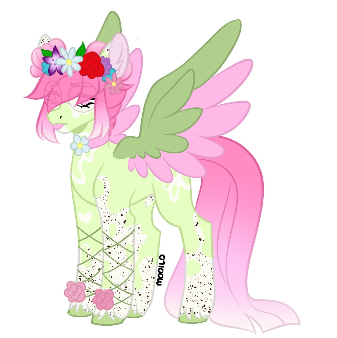 Soft Flower MLP Pony Pegasus Adoptable - Etsy