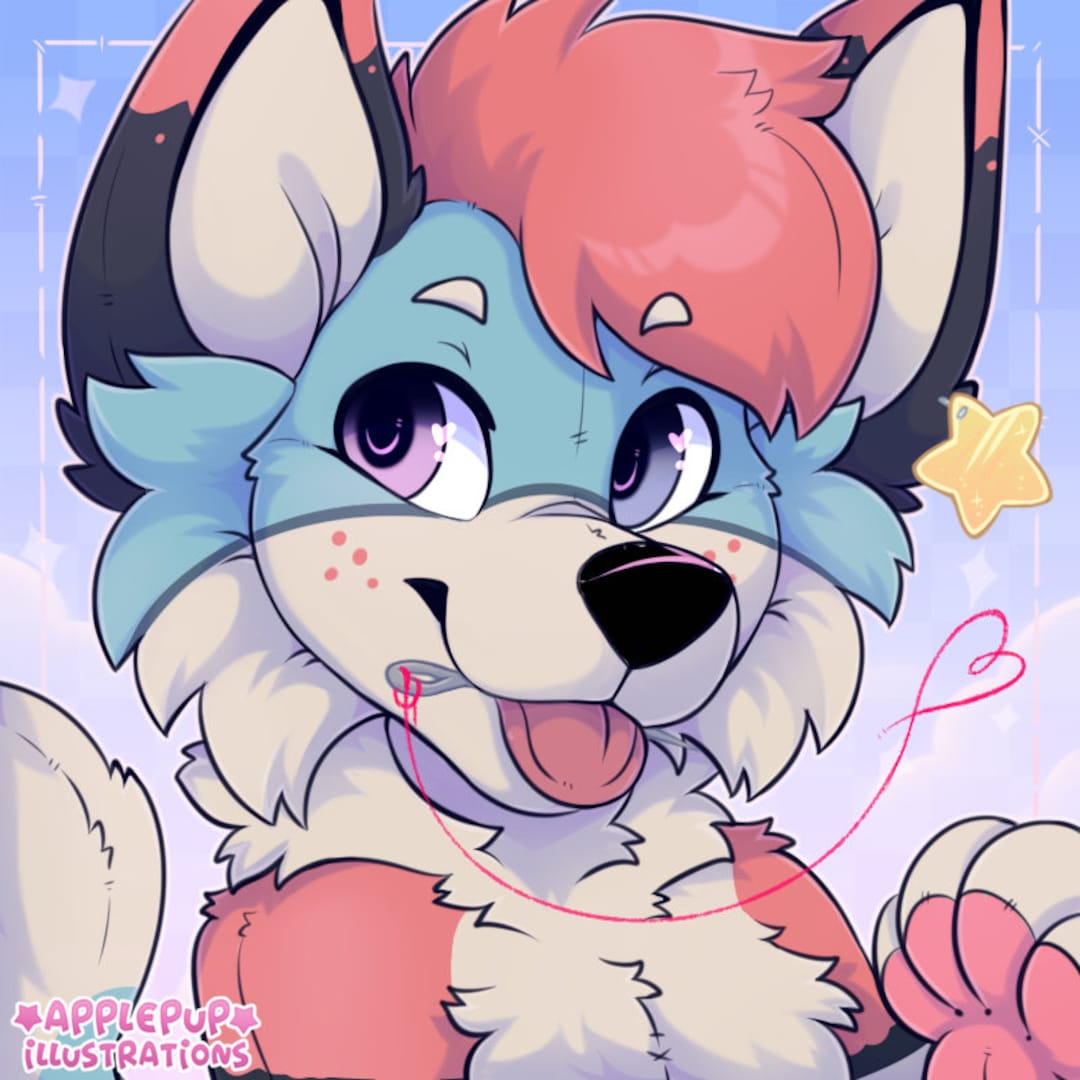 Plushie Canine Furry Icon YCH - Etsy