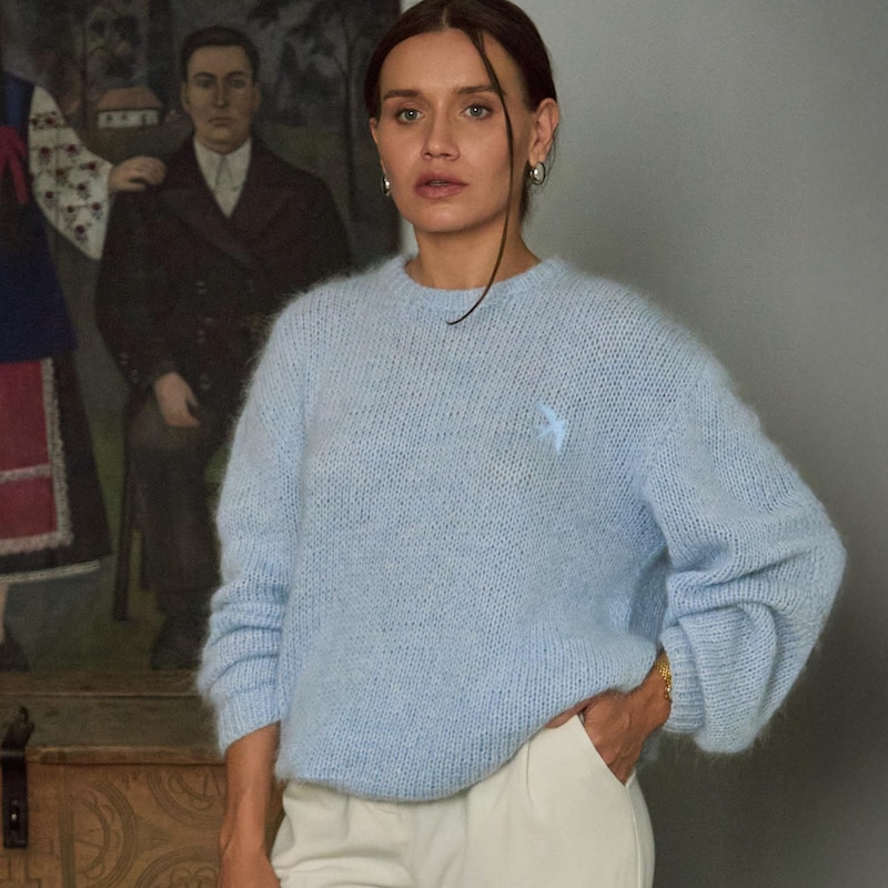 Angora Sweater - Etsy