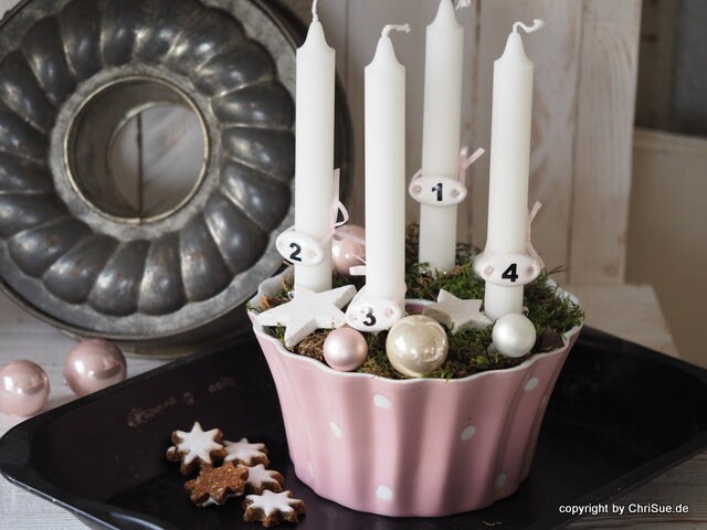 Traditional German Advent Wreath - Count the Sundays before Christmas ...