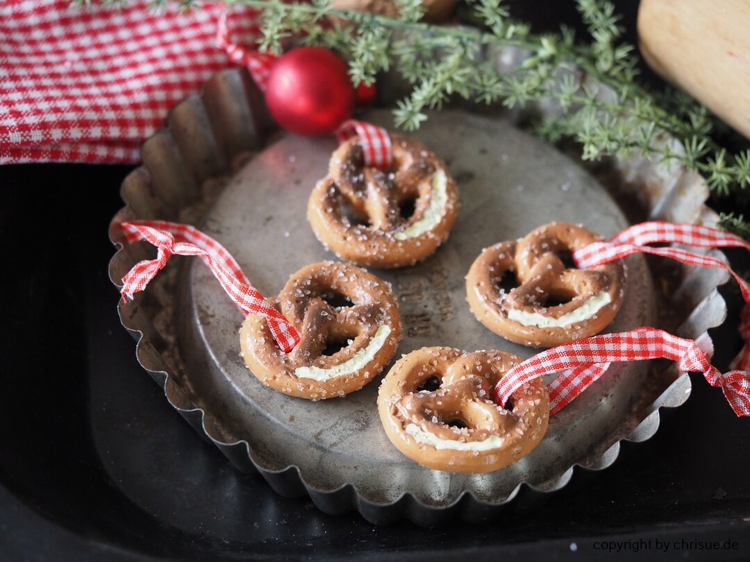 Weihnachtsdeko Brezel 4er Set - Etsy
