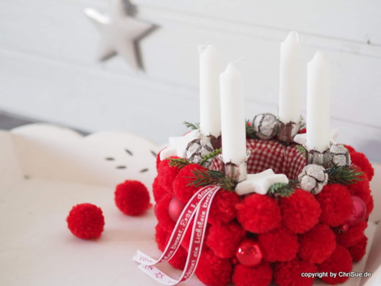 Traditional German Advent Wreath - Count the Sundays before Christmas ...