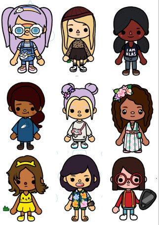Toca Boca World 49 Characters Printout Cutout toca Boca - Etsy Australia