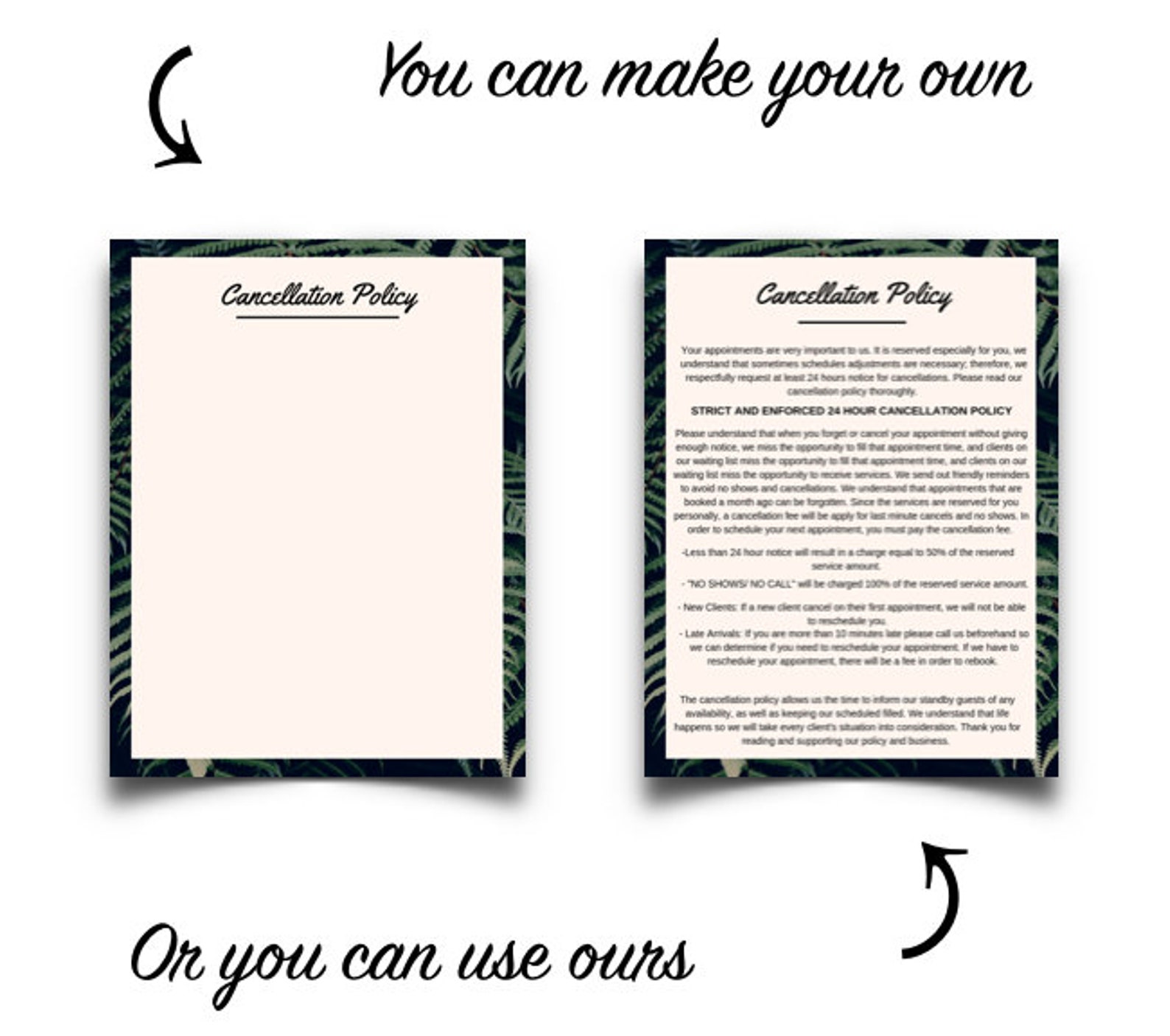 hair-salon-studio-cancellation-policy-templates-digital-etsy