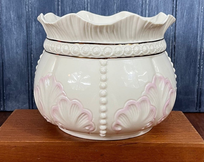 Belleek Pottery "rossmore" Large Planter - Irish Parian China - 8th ...