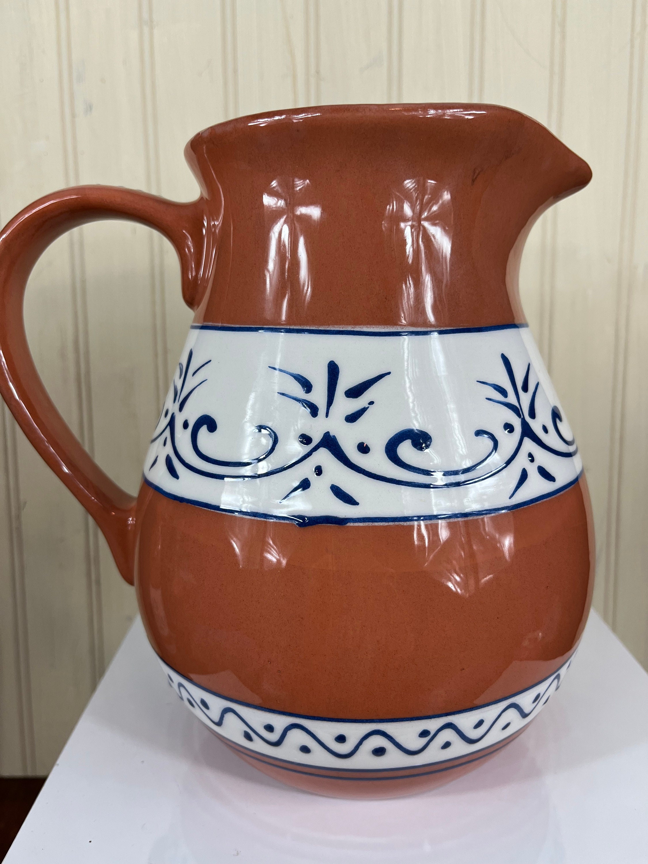 Crate & Barrel Calisto Pitchers Made in Portugal Terra - Etsy