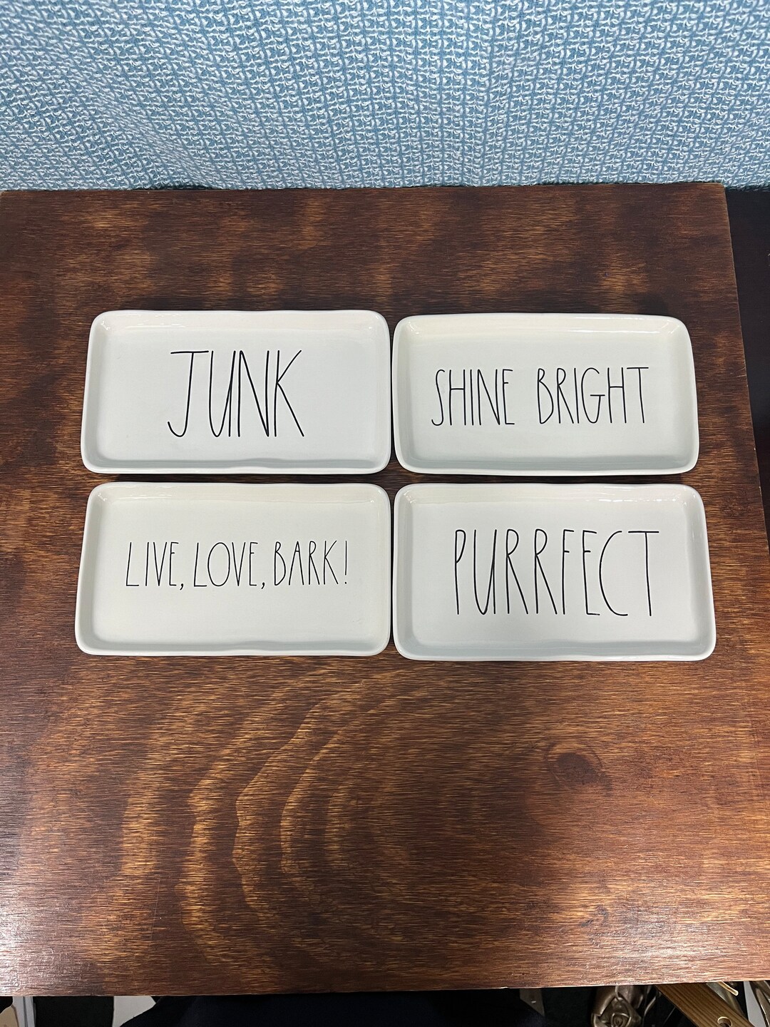 Rae Dunn Artisan Collection by Magenta Rectangular Ceramic Dish ...