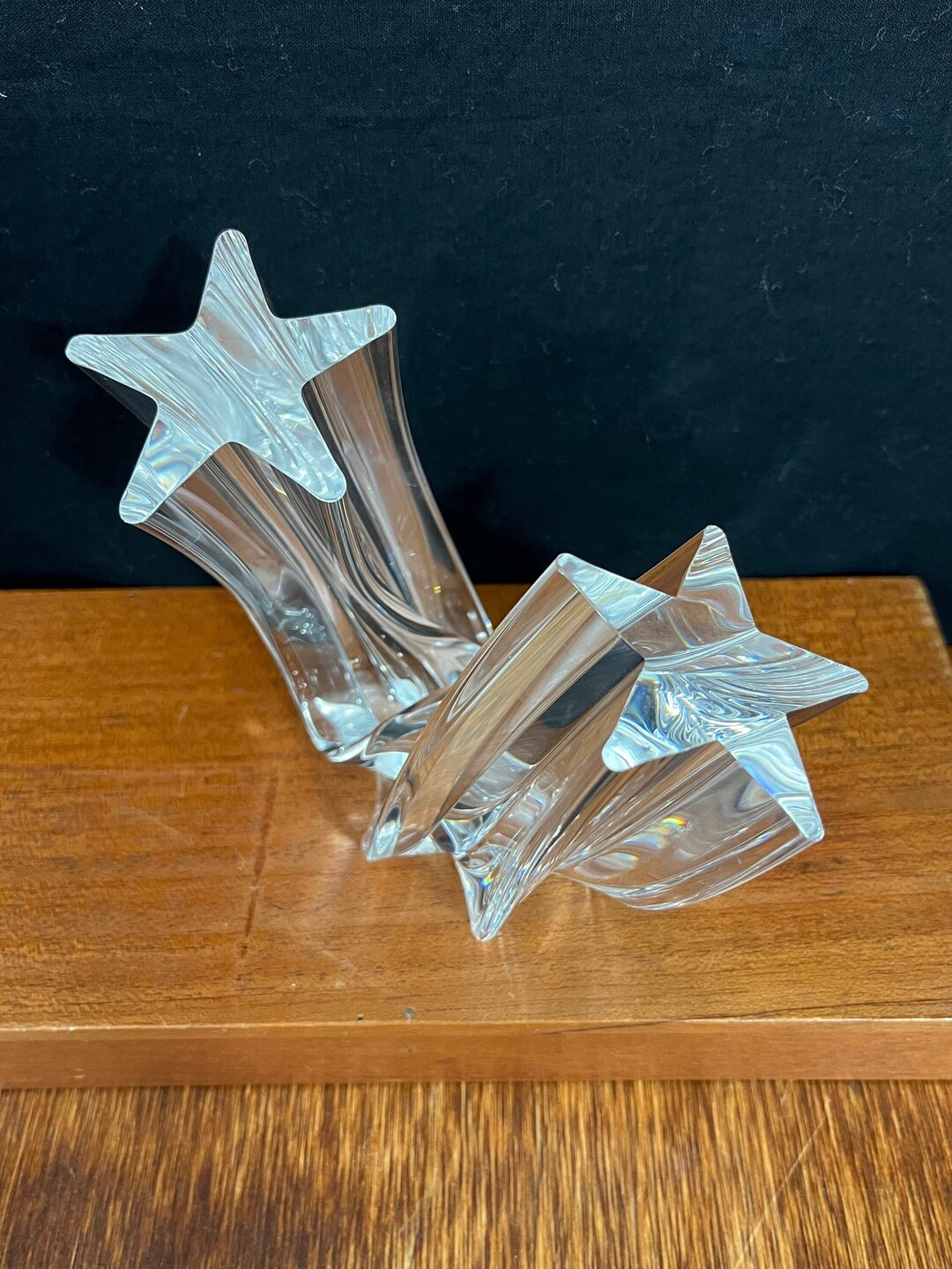 Steuben Crystal Art Glass star Stream Figurine 8567 by Neil Cohen ...