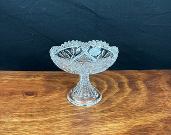 Cut Crystal Compote - Etsy