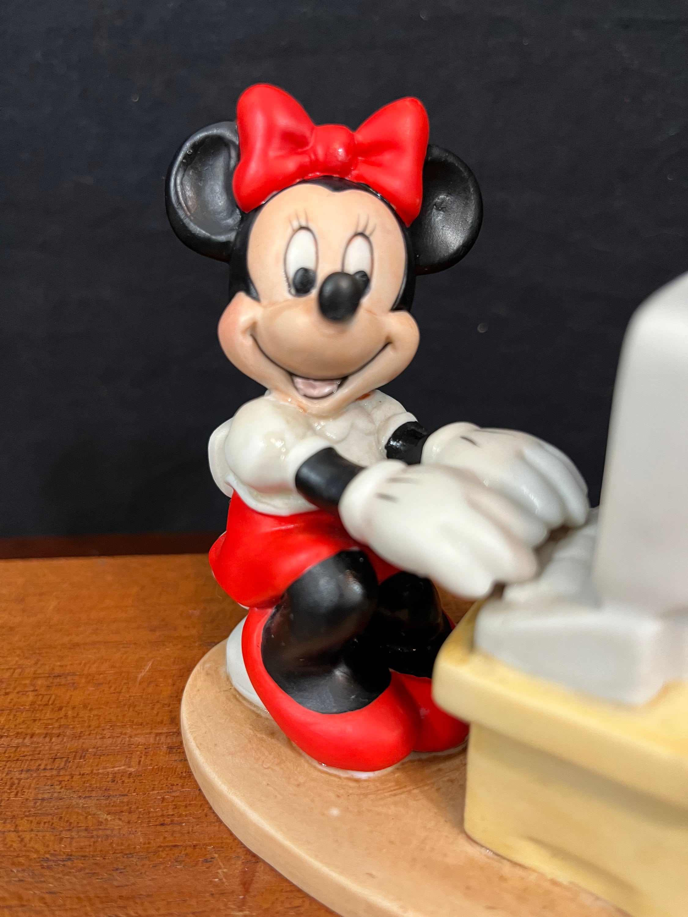 Vintage Disney minnie Mouse Sitting at Computer - Etsy