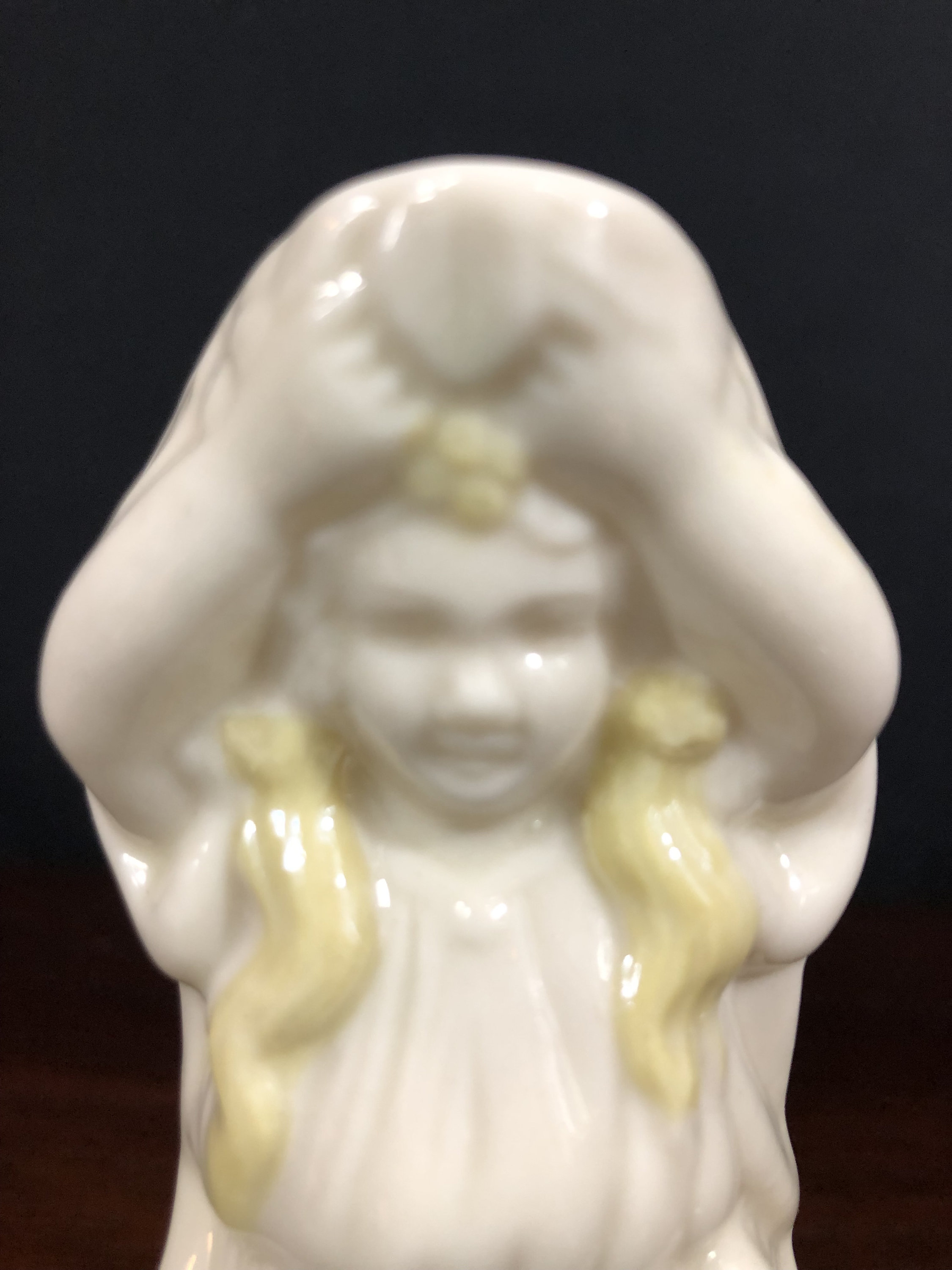 Vintage Irish Belleek Undine Kneeling Woman Pitcher / Creamer - 7th ...