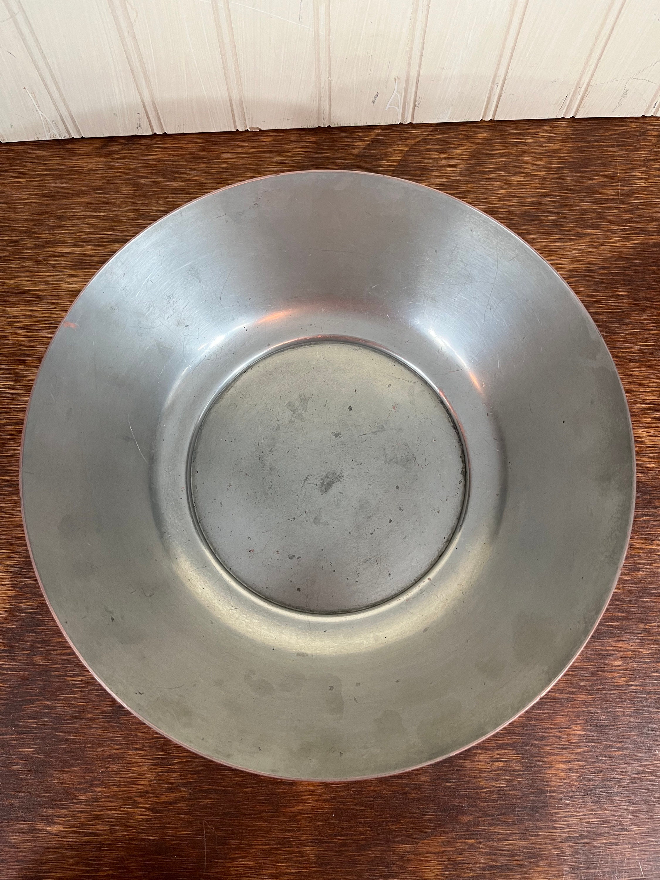 Vintage Large Stegor Tin Lined Copper Bowl - Copper Center Piece - 11 ...