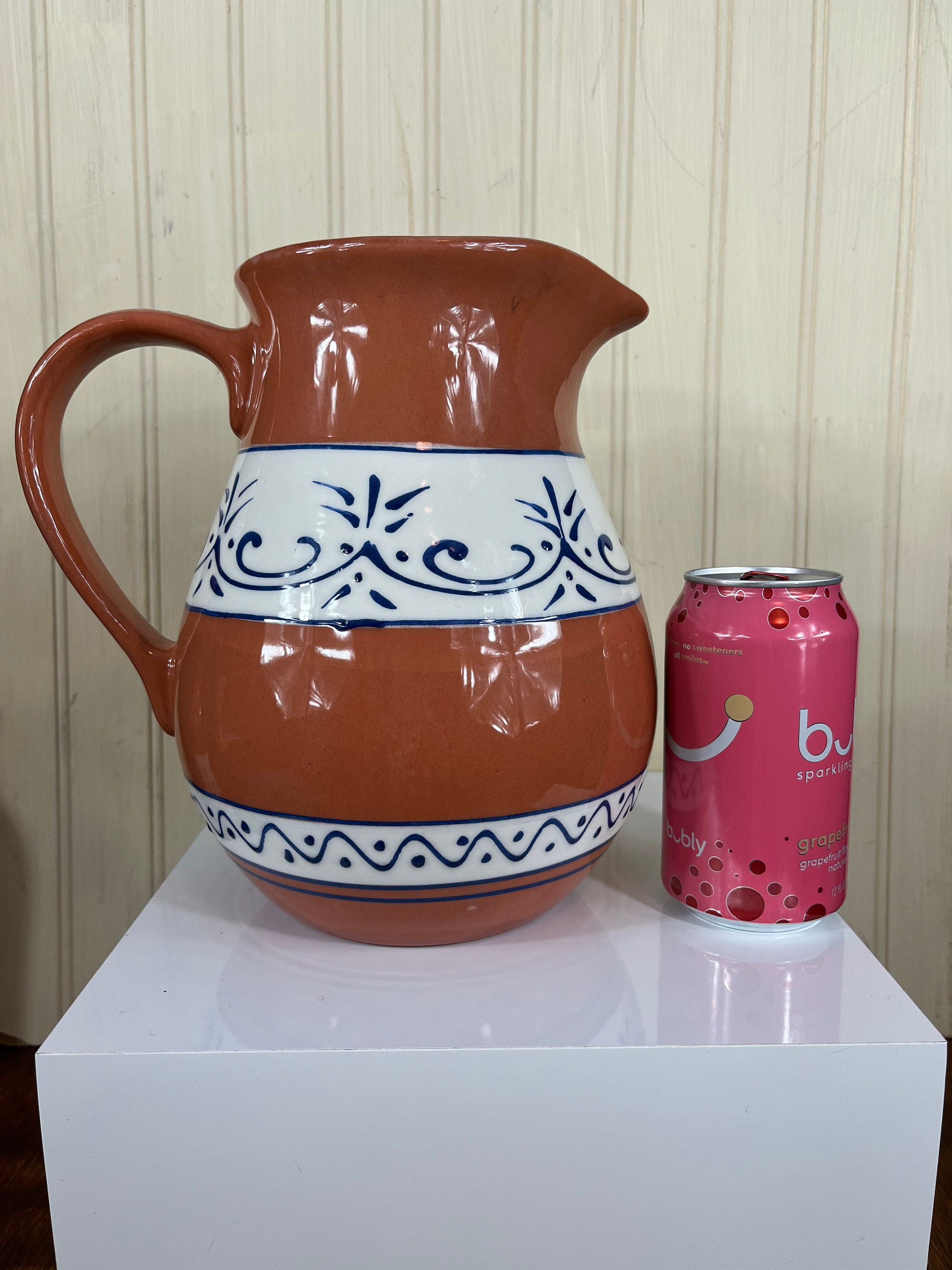 Crate & Barrel Calisto Pitchers Made in Portugal Terra - Etsy