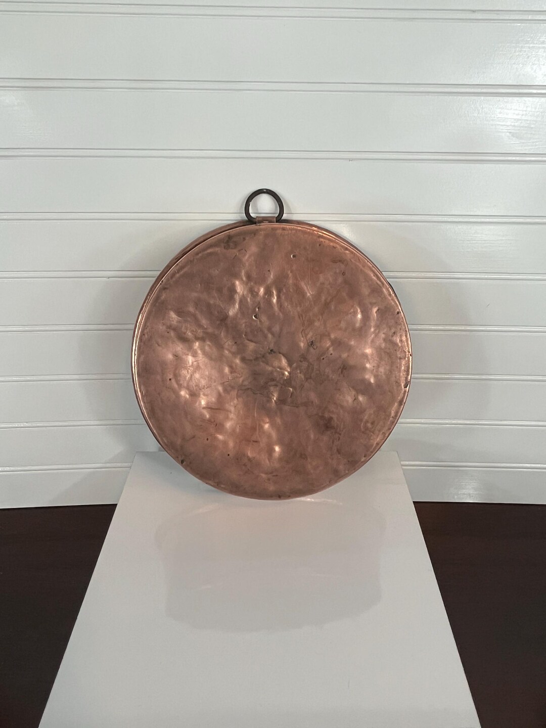 Antique Hammered Solid Copper Cake Pan – Lead-lined – 9 1/2" – Rustic ...