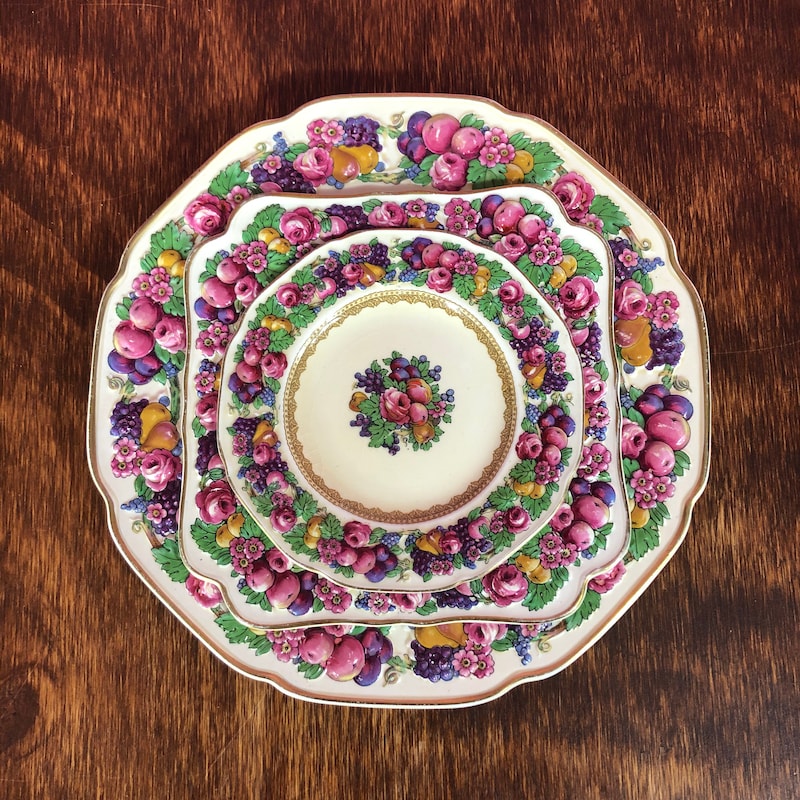 Antique China Plates - Etsy