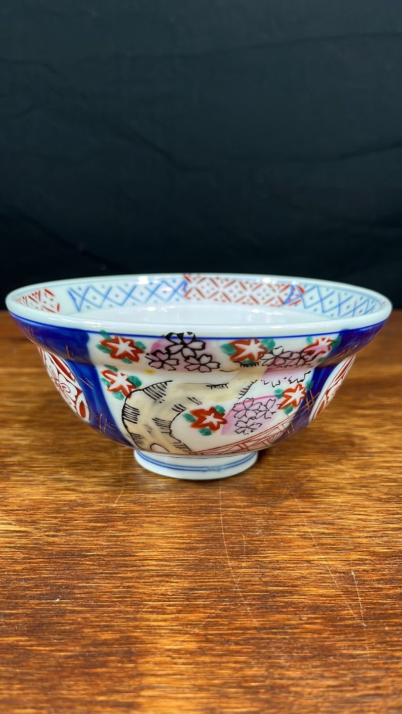 Antique Japanese Arita Hizen Porcelain Rice Bowl With Lid – Meiji ...