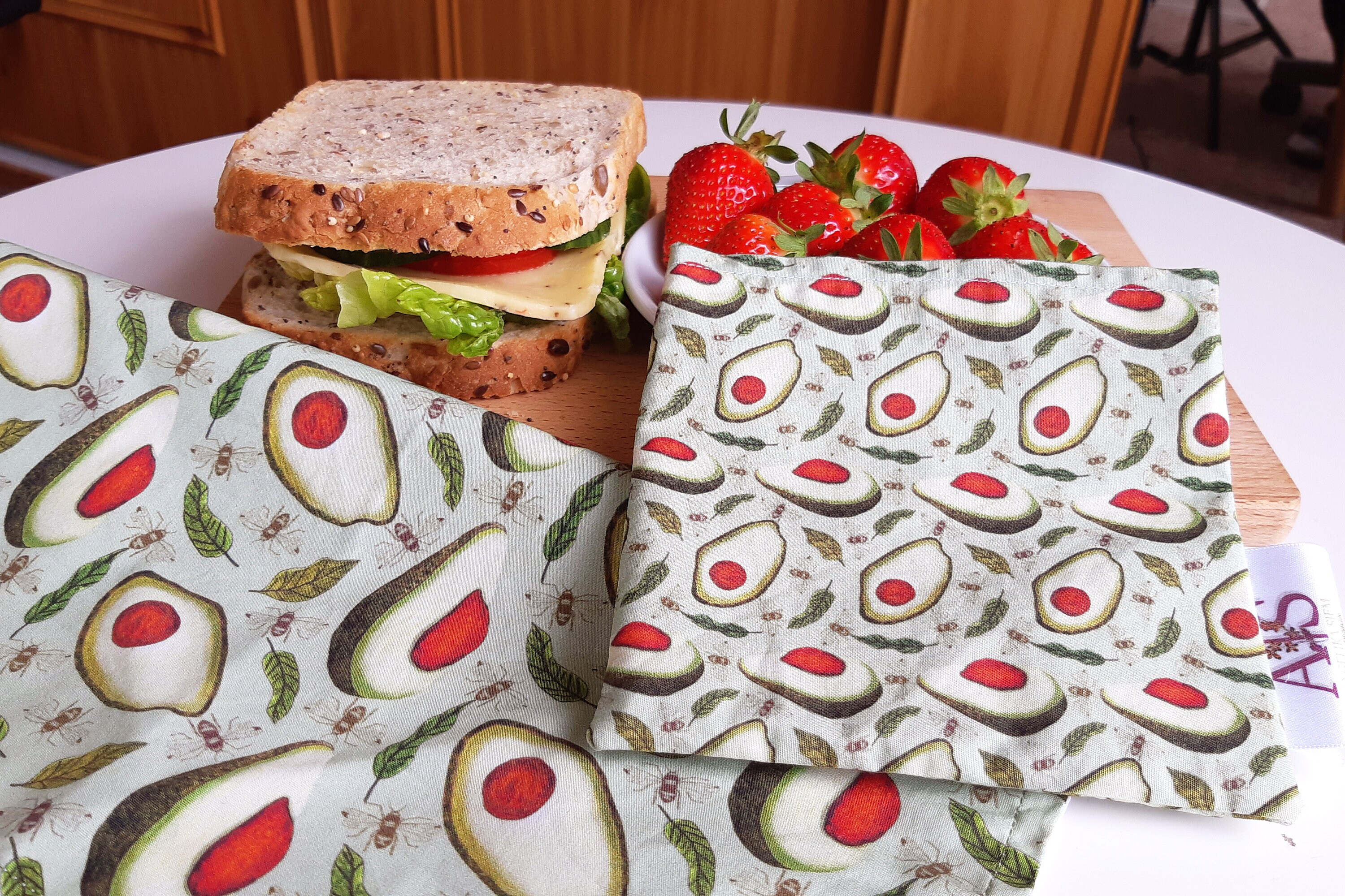 Envoltura de sándwich reutilizable - Envoltura de alimentos de tela ...