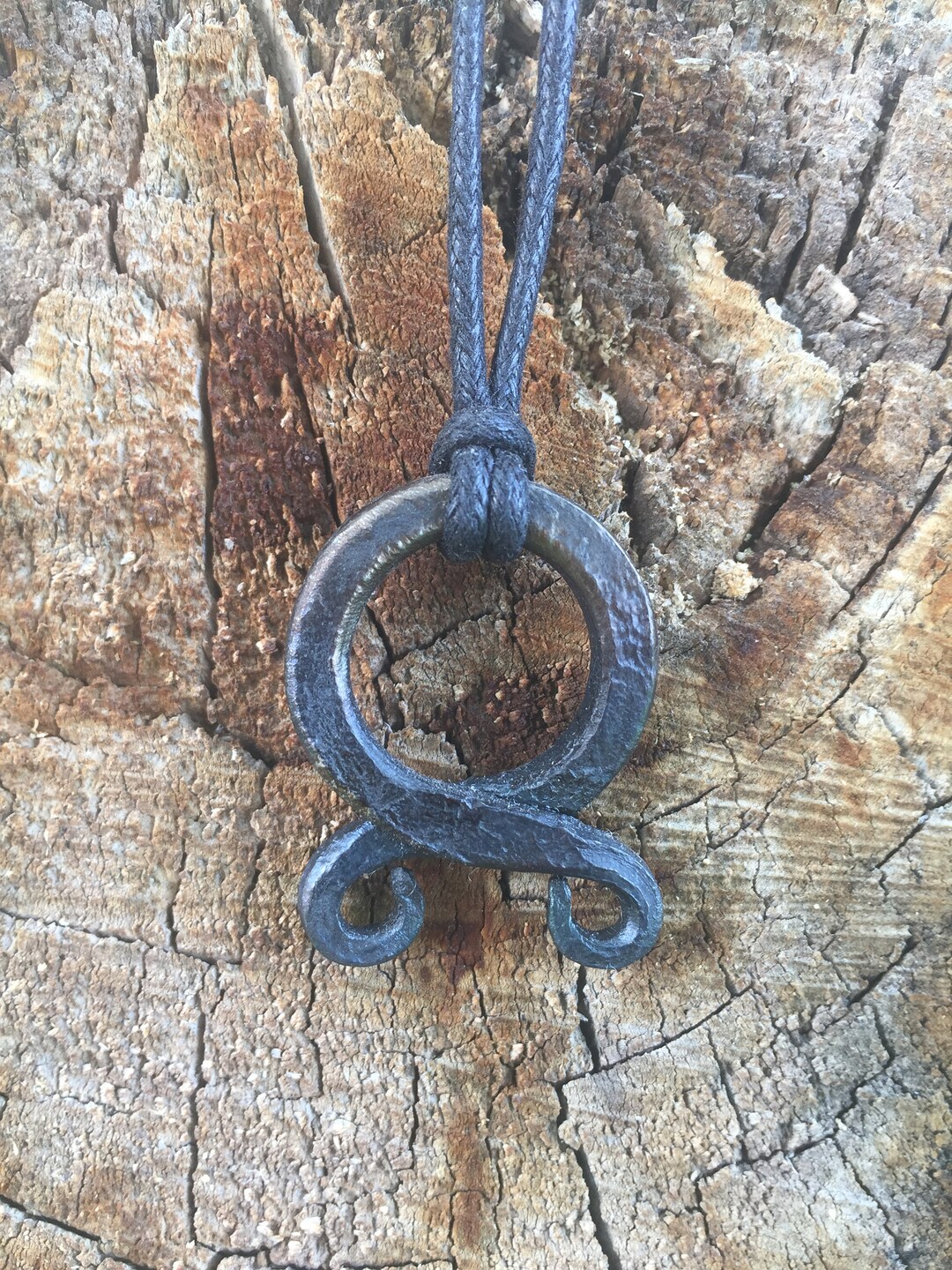 Hand Forged Iron Troll Cross Pendant, Viking Jewelry - Etsy UK
