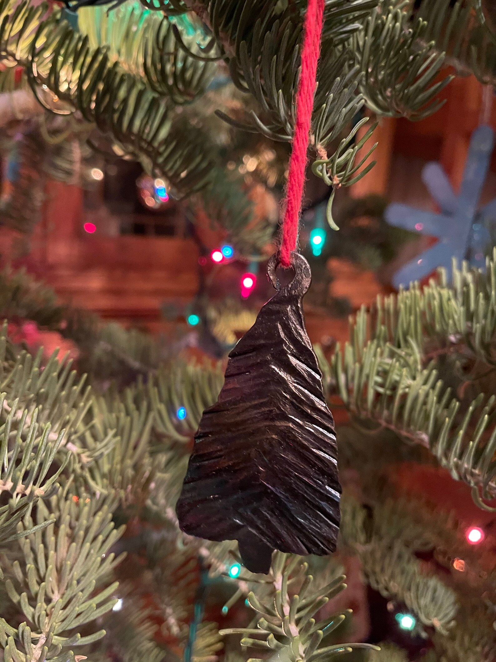 Blacksmith Christmas Tree Ornament, Iron Christmas Tree Ornament ...