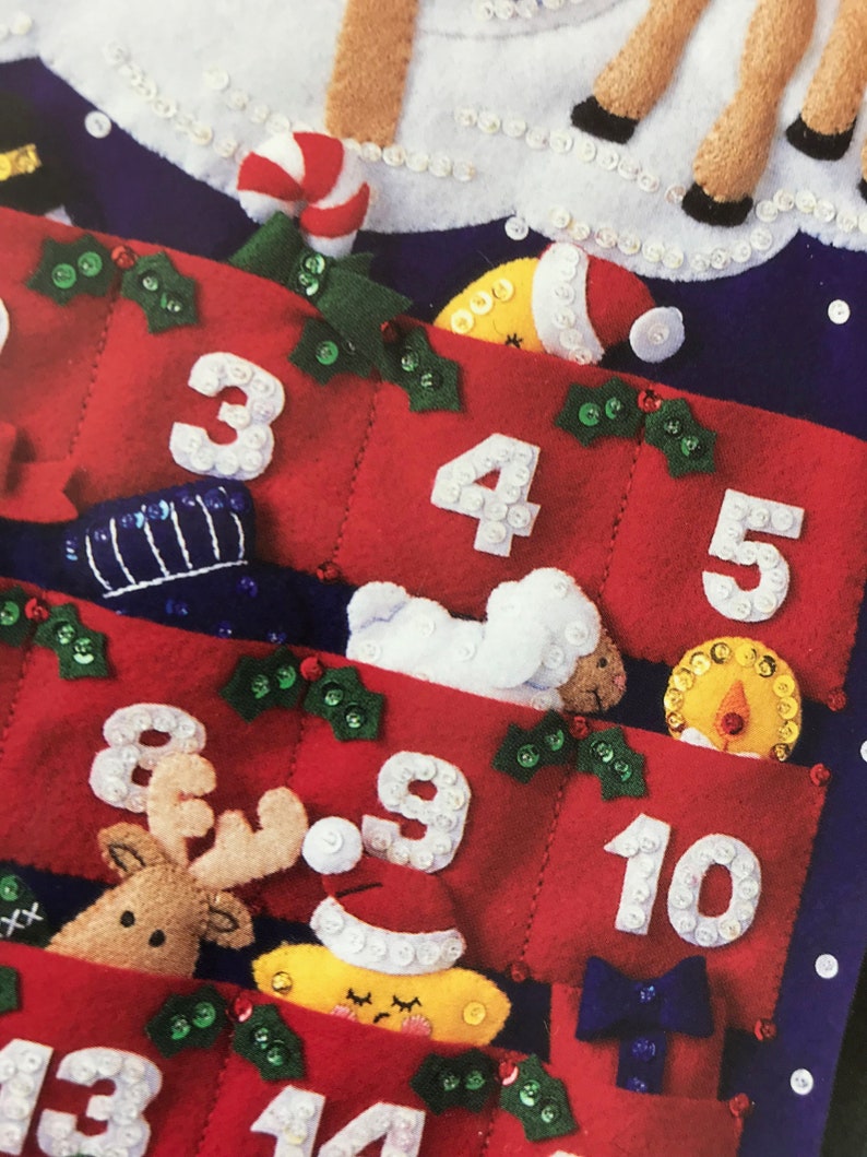 Felt Christmas Advent Calendar - Etsy