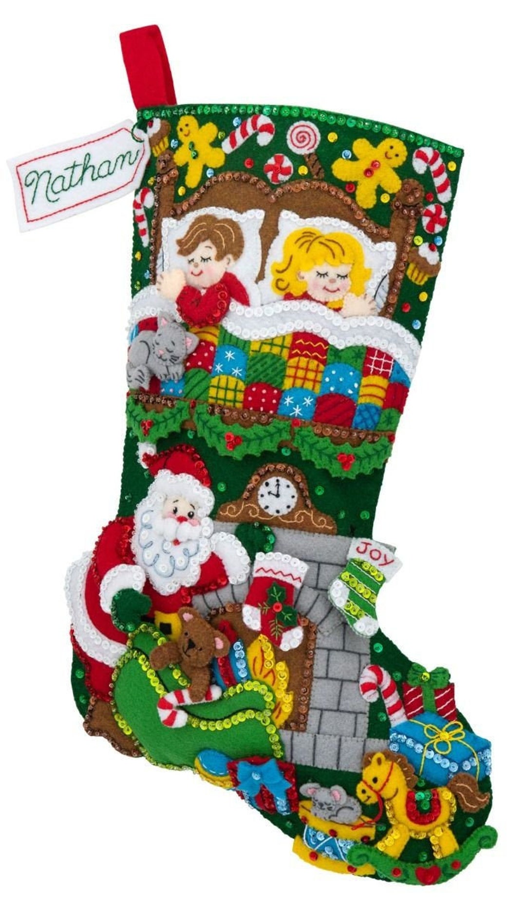Twas the Night Before Christmas Stocking - Etsy