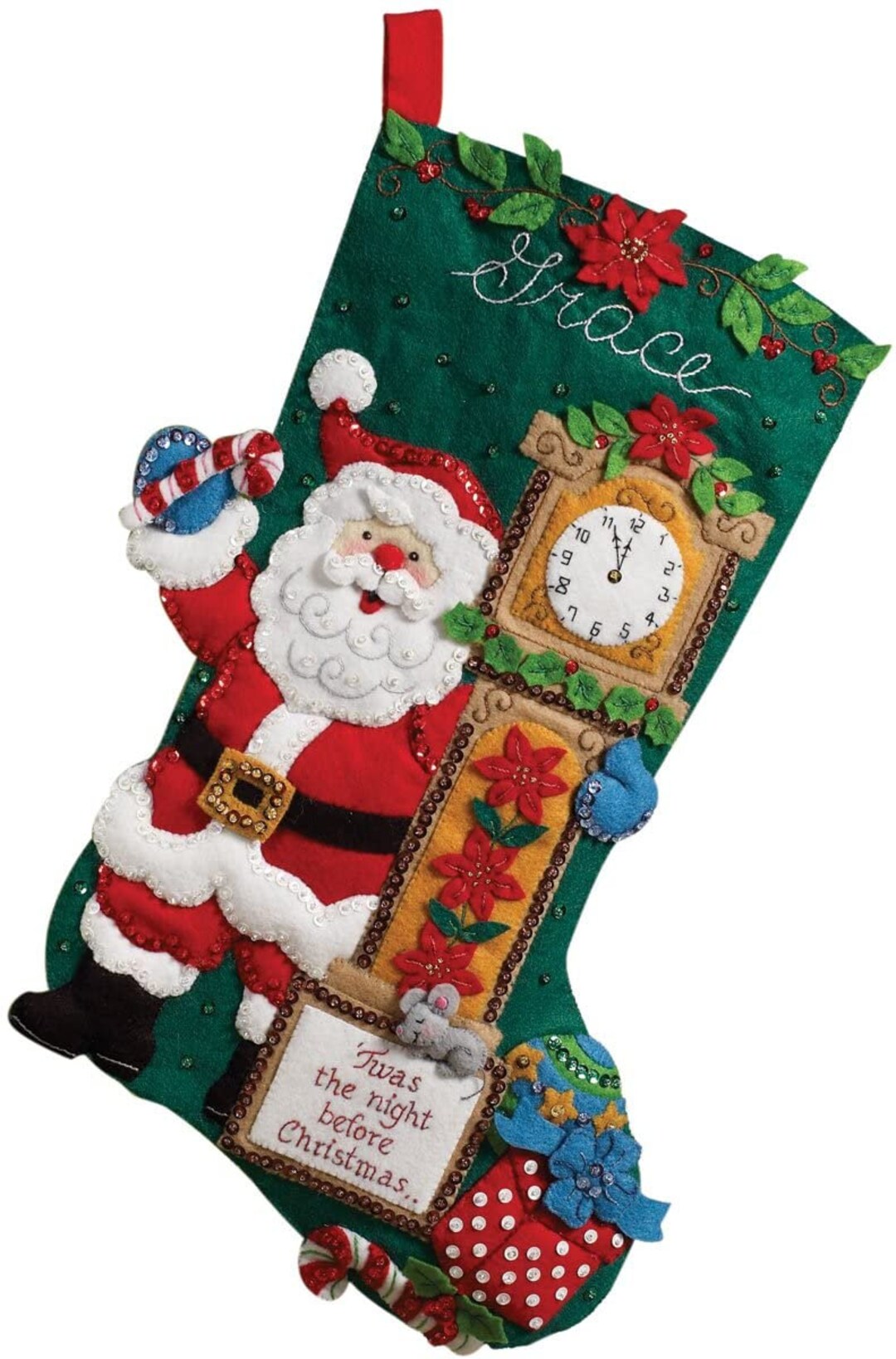 Christmas Countdown Stocking - Etsy