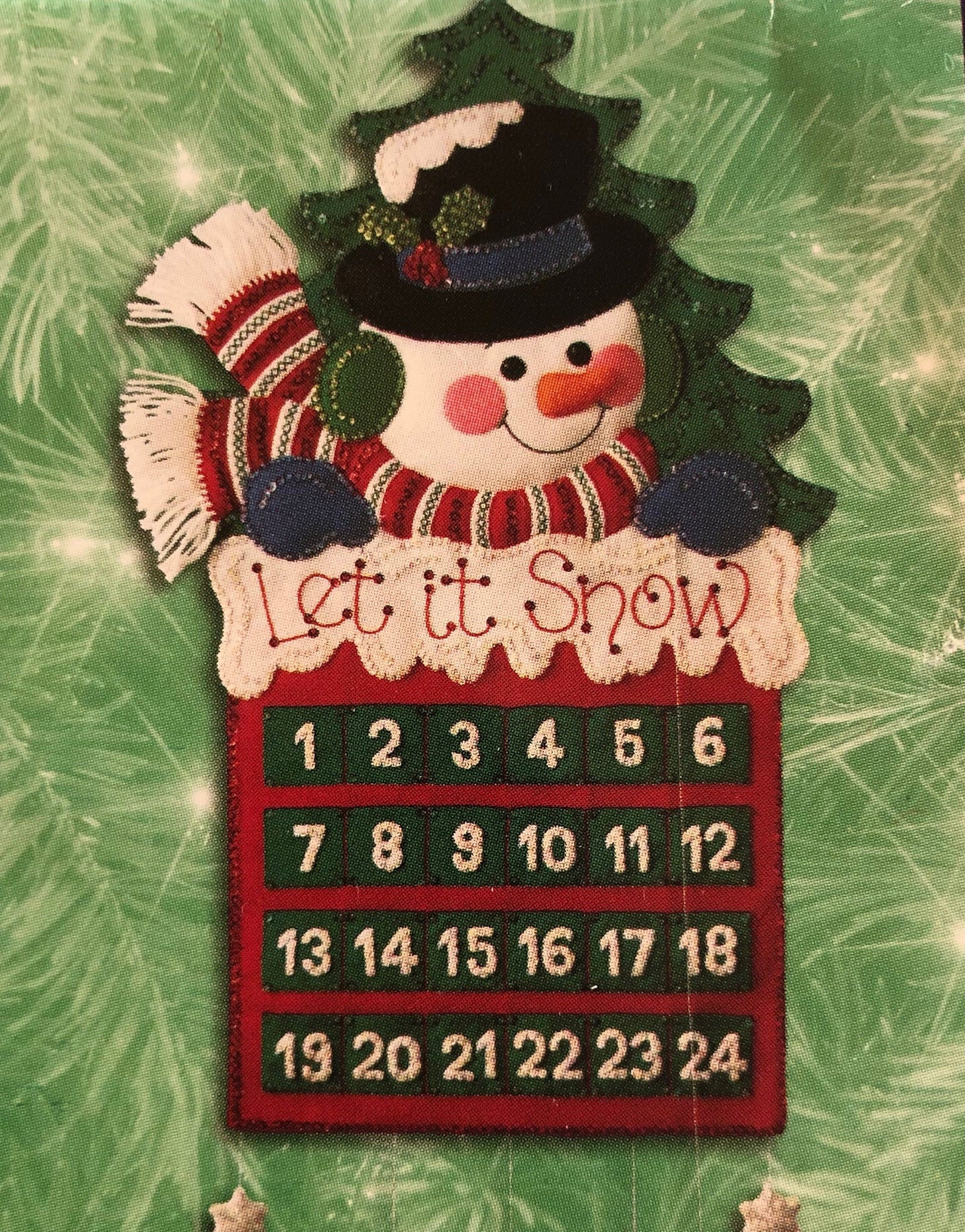 Let It Snow Advent Calendar - Etsy