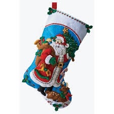 Traditional Santa Stocking - Etsy
