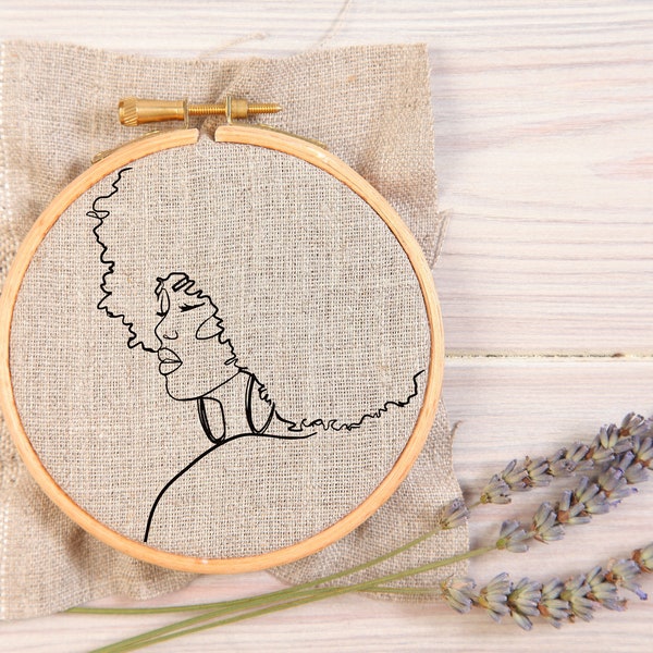 Line Art Embroidery - Etsy