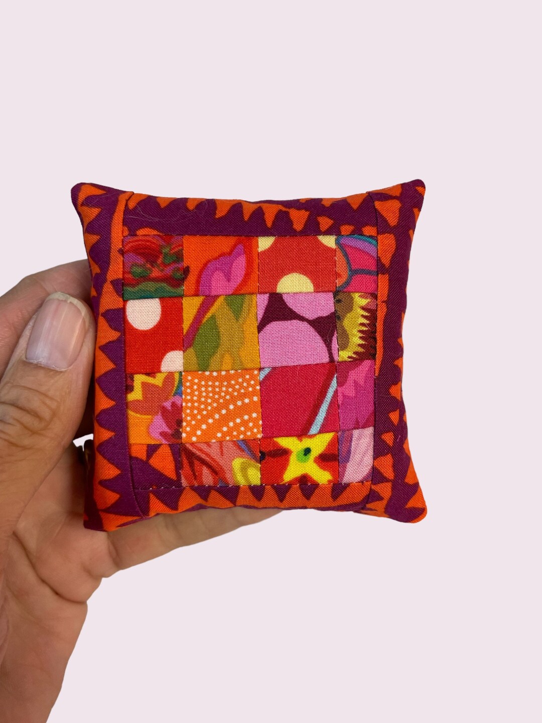 Patchwork Pincushion Kaffe Fassett Pincushion Gifts for - Etsy