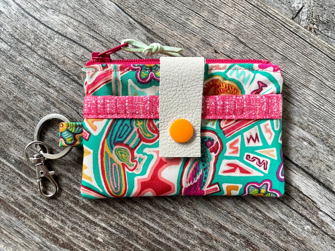 Zippy Key Chain Card Holder Wallet, Mini Zipper Pouch, Coin Purse ...