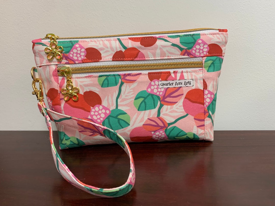 Devon Pouch Wristlet Purse for Women, Zipper Clutch Purse, Double ...