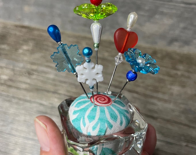 Salt Cellar Pincushion, Tula Pink Pincushion, Small Holiday Gift for ...