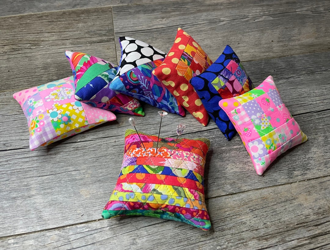 Patchwork Pincushion, Kaffe Fassett Pincushion, Gifts for Sewers, Gifts ...
