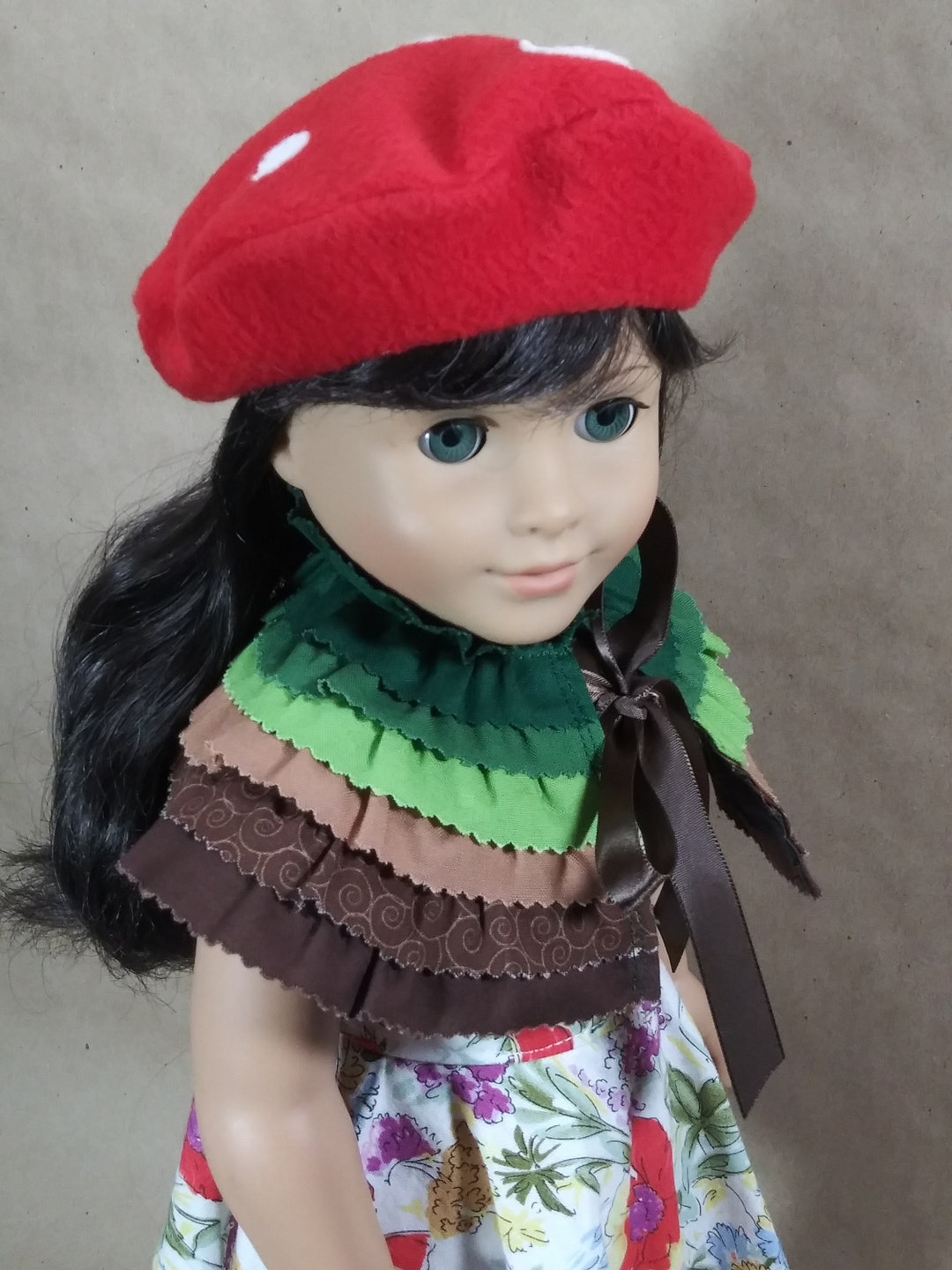 Mushroom Cap and Mossy Cape for 18 Inch Dolls - Etsy