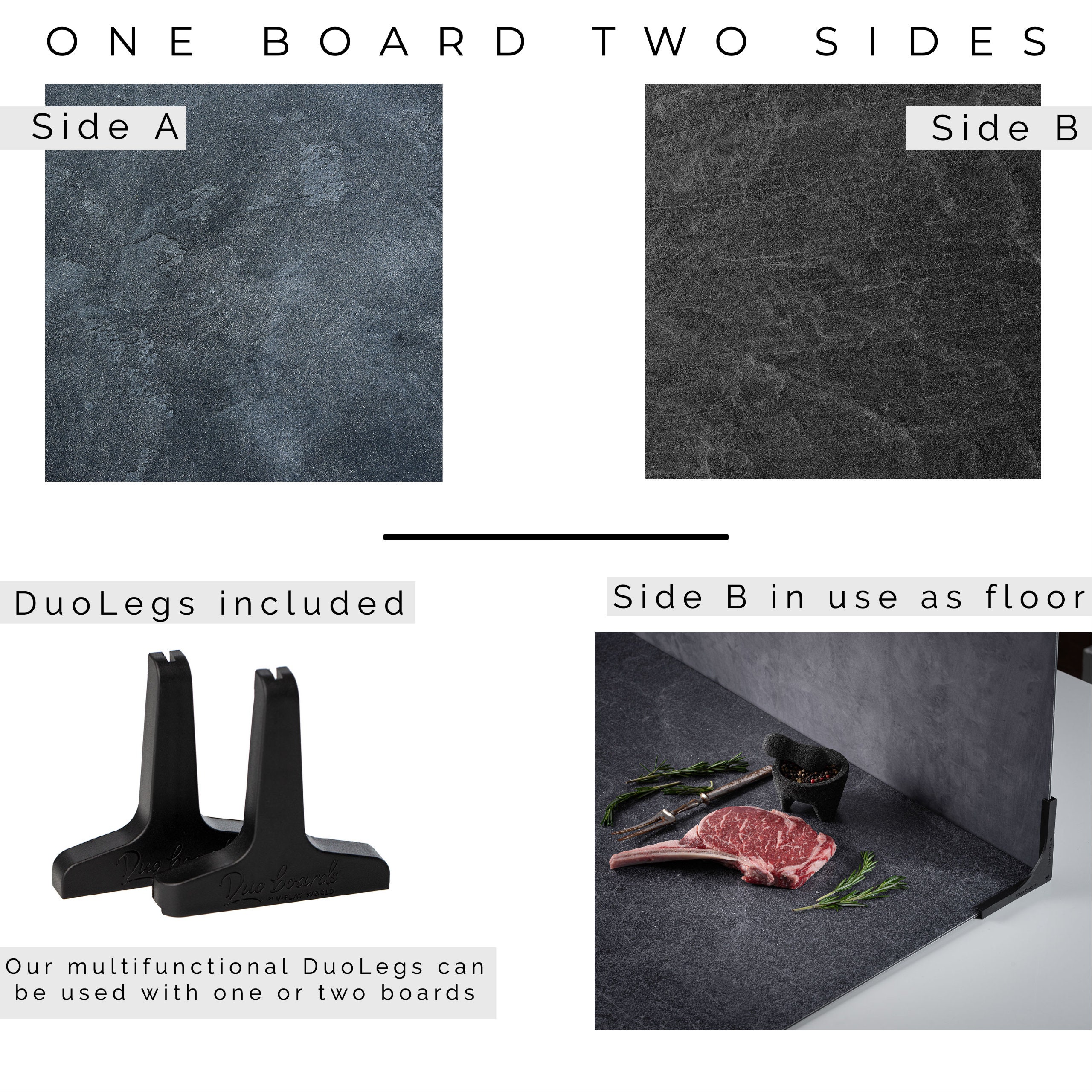 Duo Board Double Sided Photography Surfaces Food & Product | Etsy