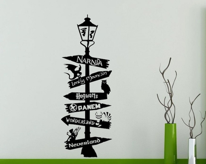 Wizardry Vinyl Wall Decal Fantasy Geekery Geek Storybook Fairy Tale ...