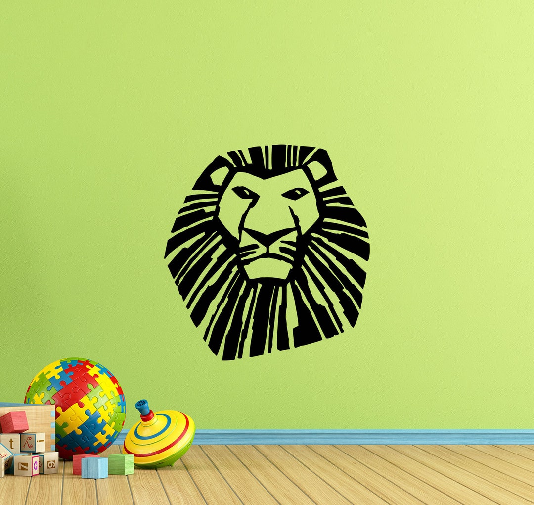 Lion King Simba Wall Decal Walt Disney Poster Children Gift Kids Room ...
