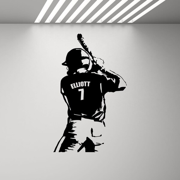 Baseball Decal Wall - Etsy
