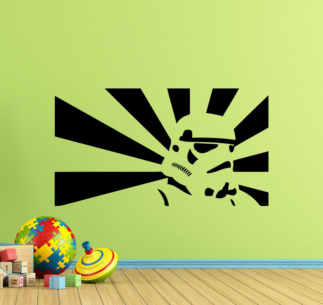 Stormtrooper Star Wars Wall Decal Movie Poster Master Jedi Sith Kids ...
