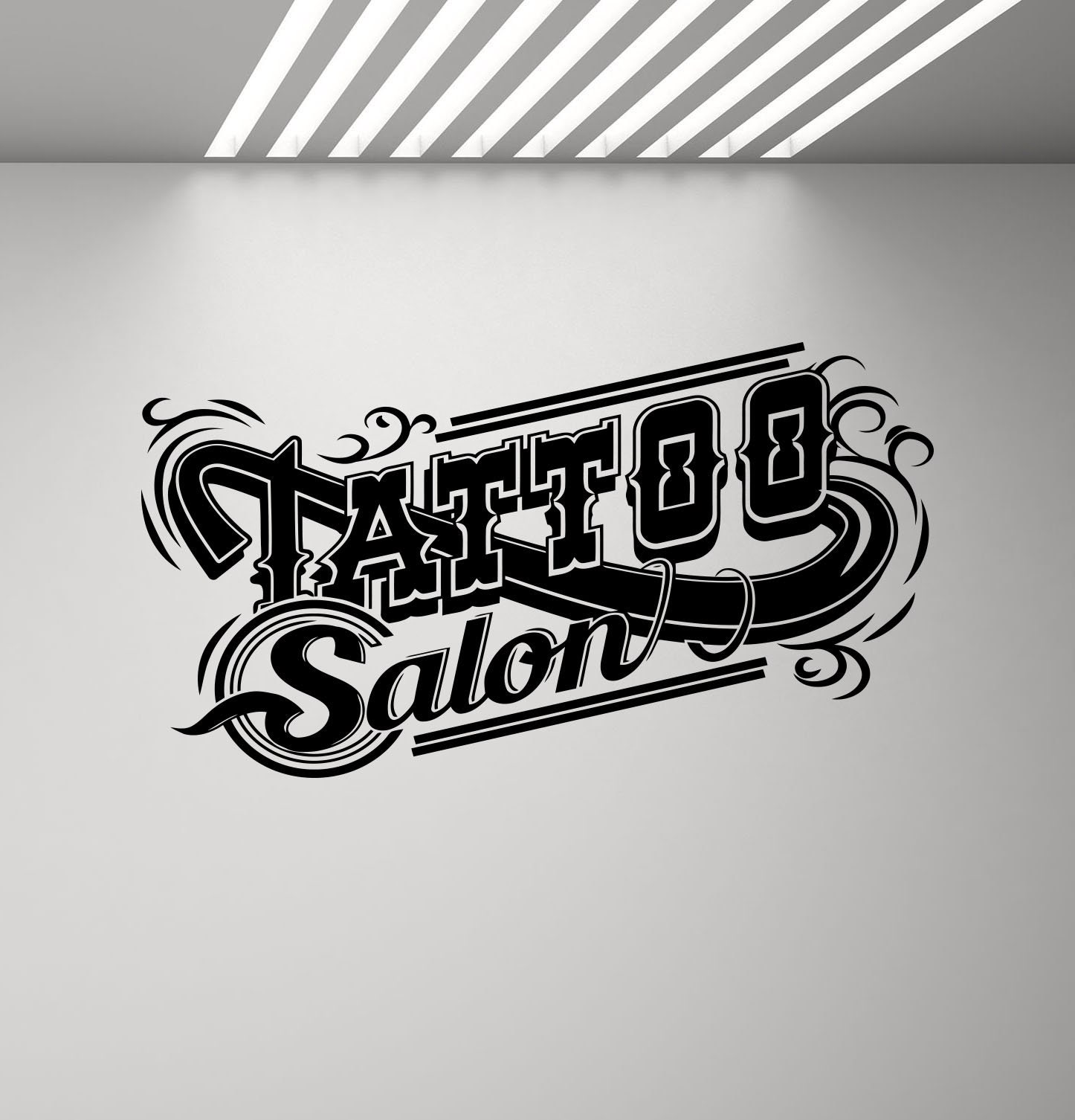 Tattoo Salon Wall Decal Tattoo Shop Sign Logo Poster Studio | Etsy