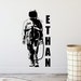 Personalized Astronaut Wall Decal Spaceman Custom Name Sign - Etsy