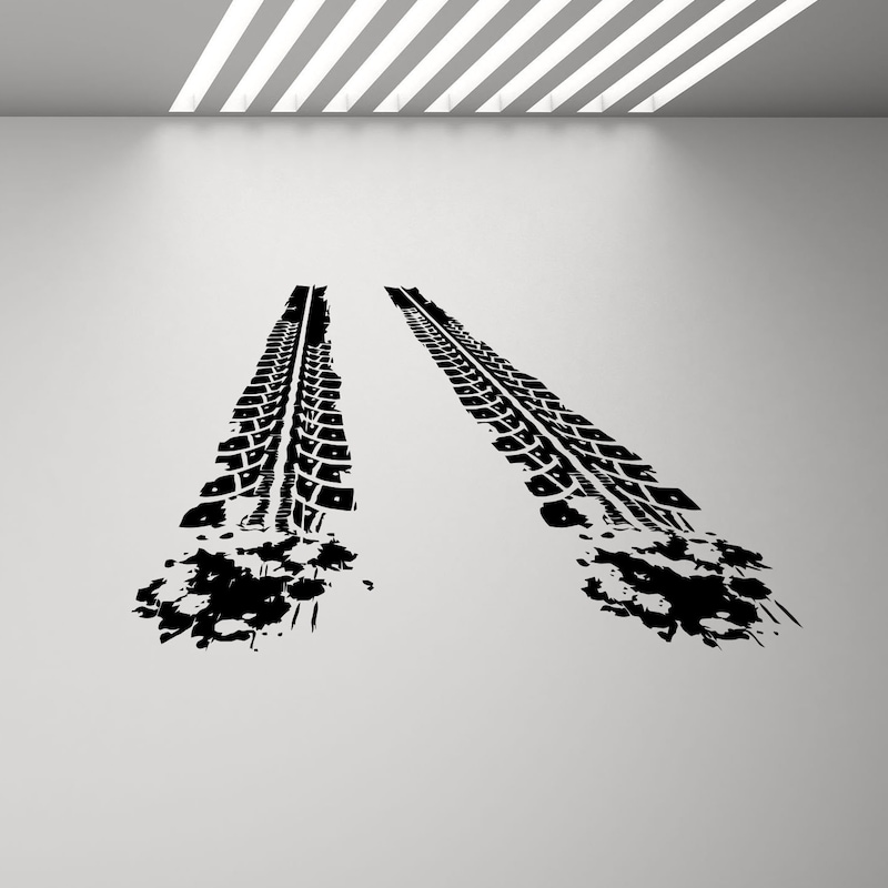 Tire Tracks Stickers - Etsy