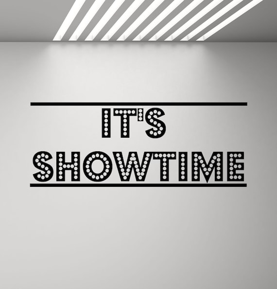 It's Showtime Poster Movie Wall Decal Cinema Mural Film | Etsy Canada
