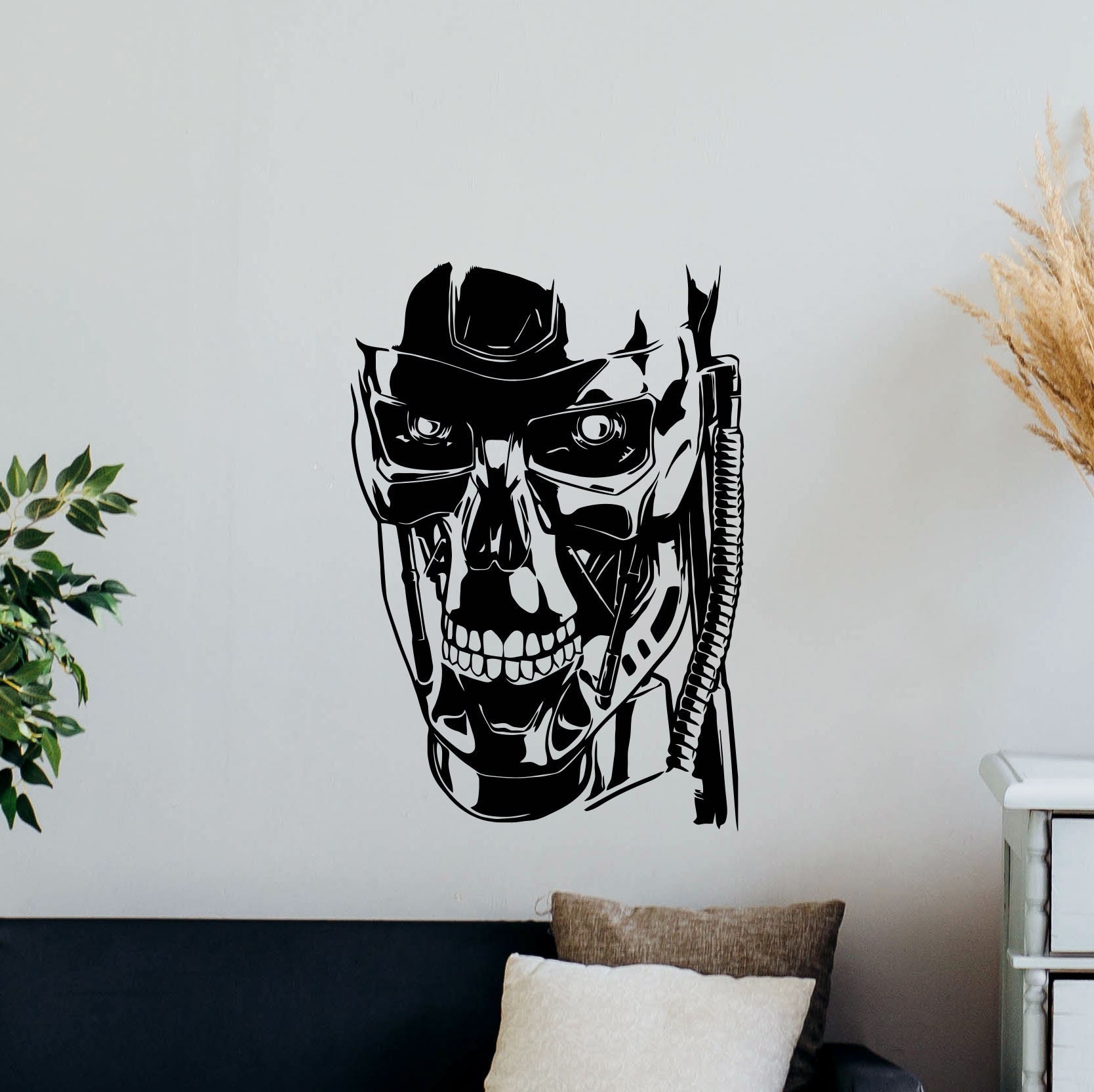 Terminator Wall Decal Movie Decor Boy Room Poster Gift Kids | Etsy